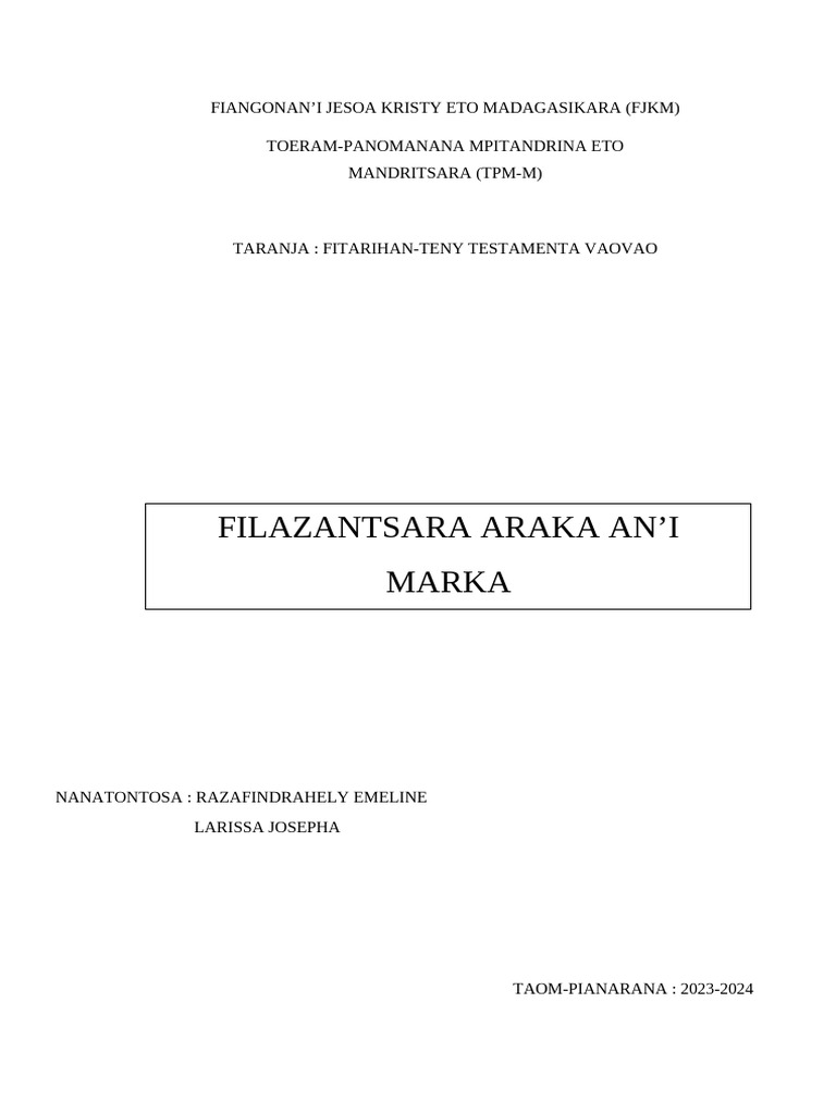 Marka | PDF