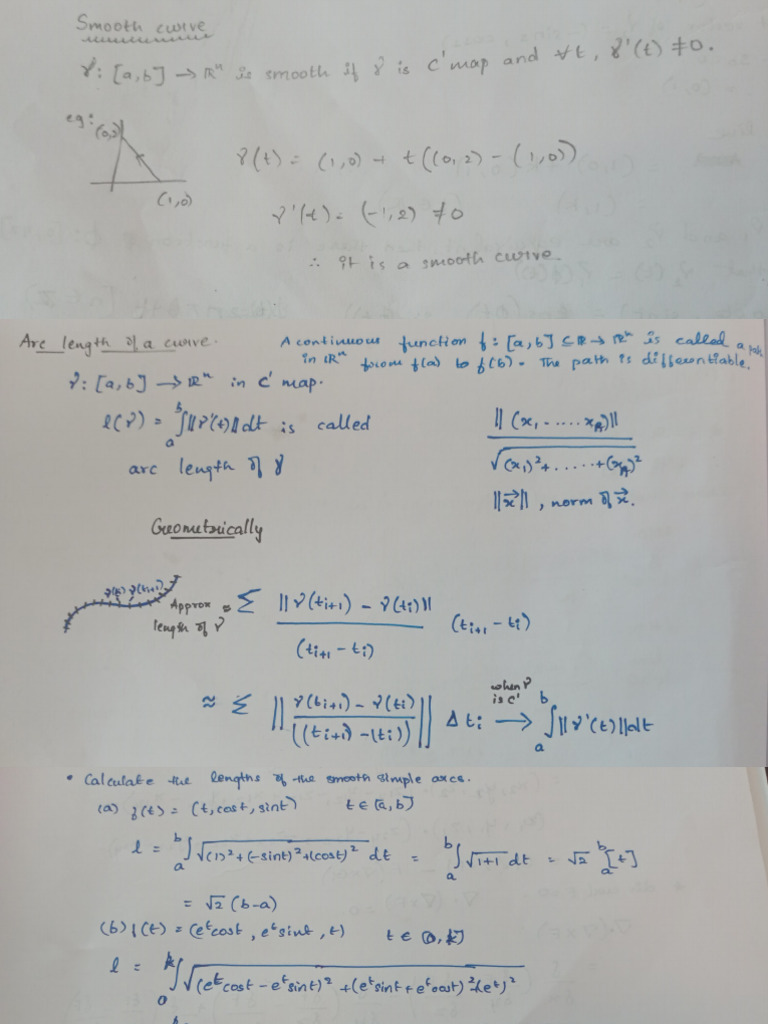 Vector Calc Notes | PDF
