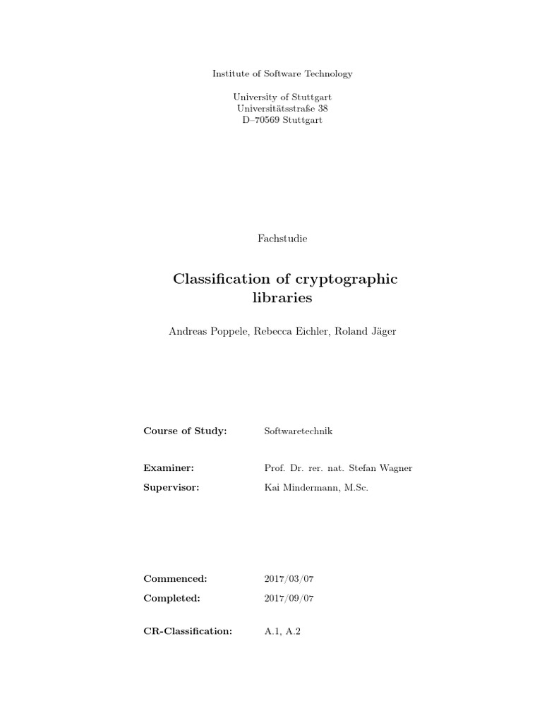Classification_of_cryptographic_libraries_1699189872 | PDF | Library ...