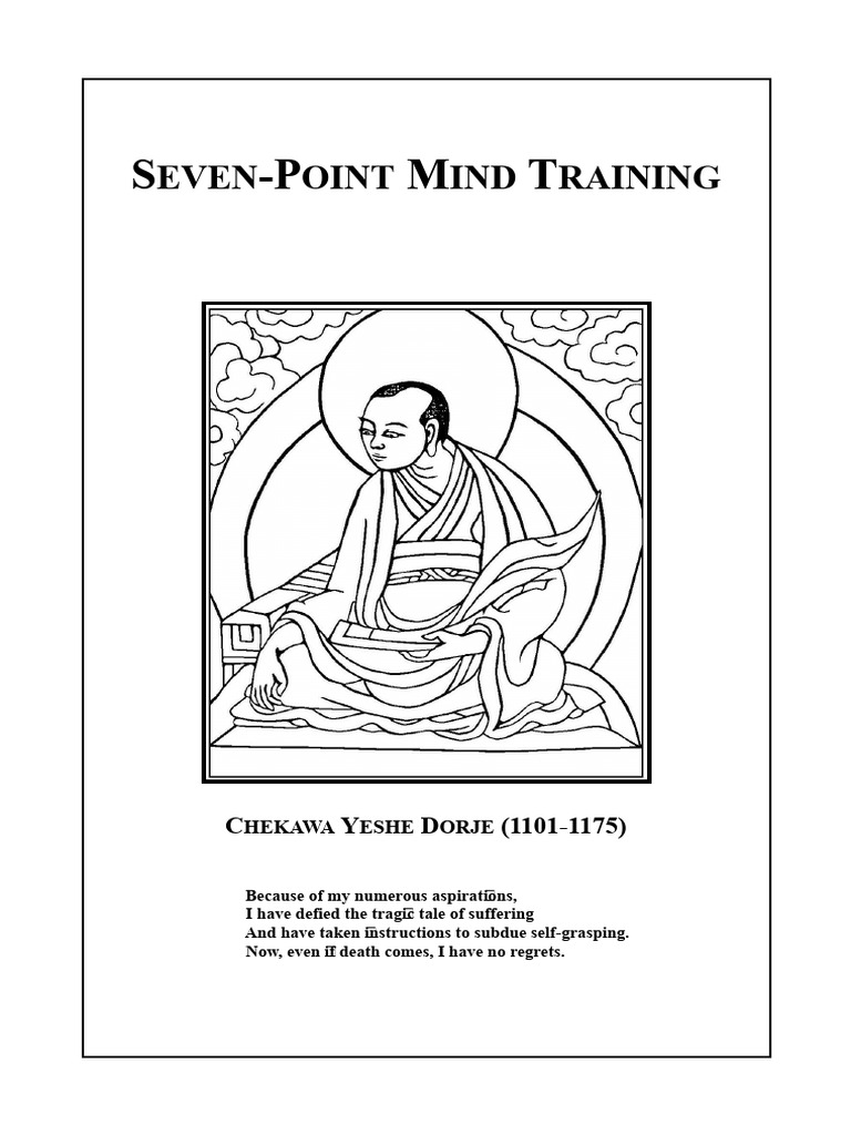 CHEKAWA 7 Point Mind Training | PDF | Eastern Philosophy | Buddhist Philosophical Concepts