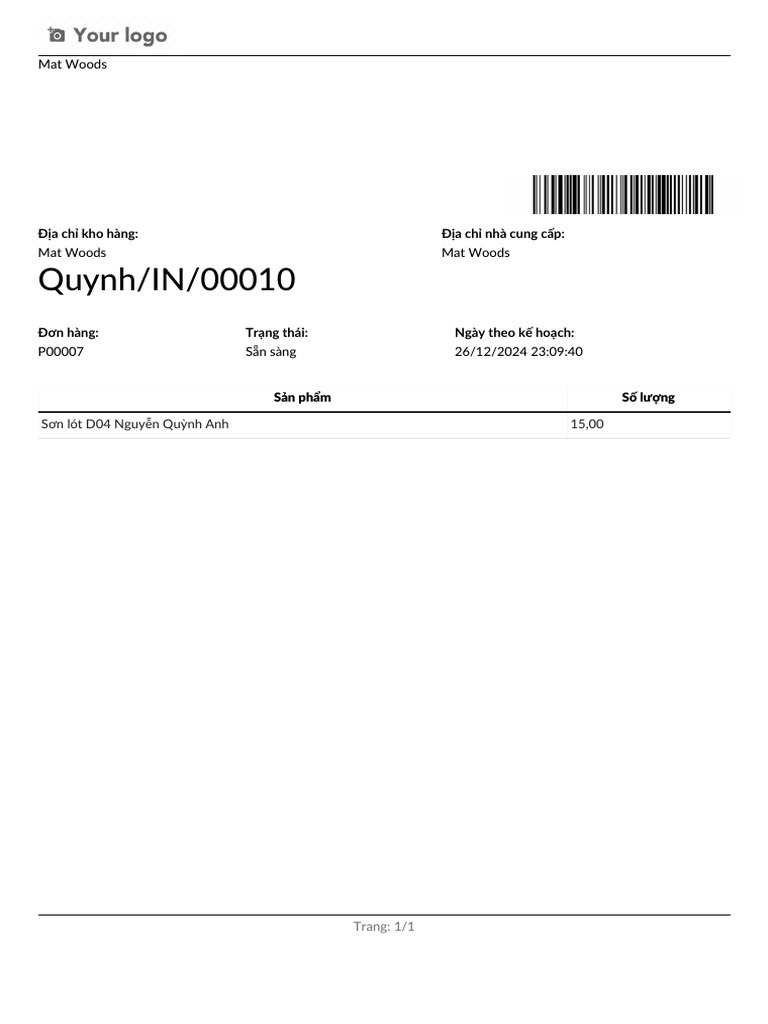 Hoạt động lấy hàng - Mat Woods - Quynh_IN_00010 | PDF