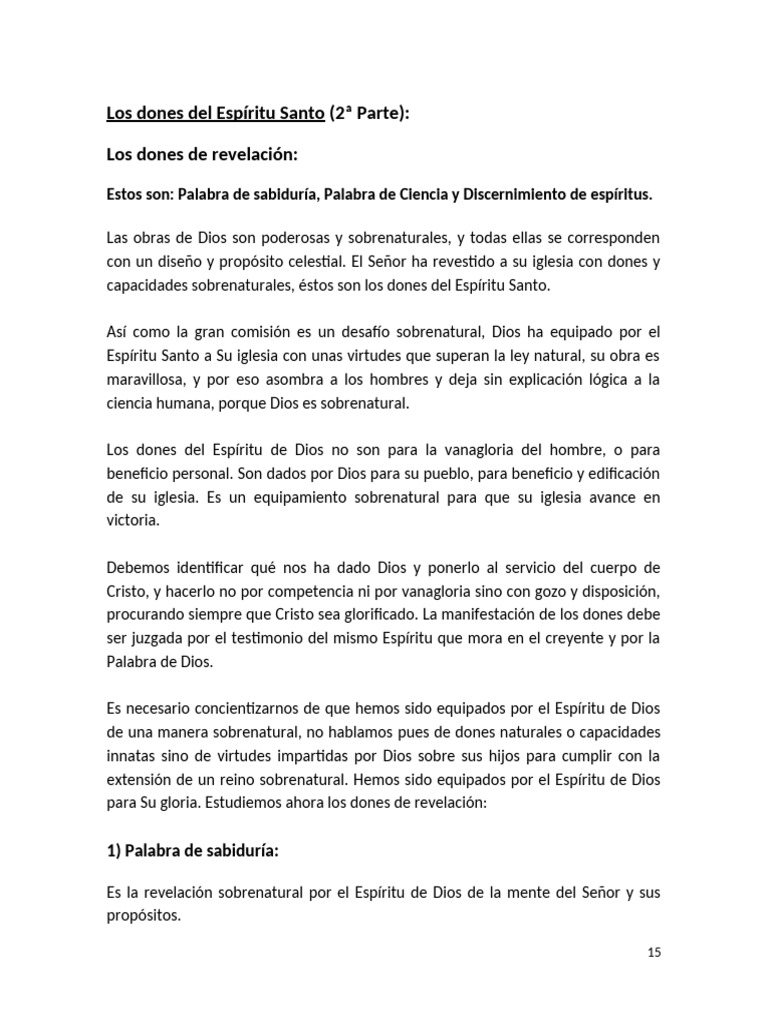 Clase 3. Dones Del E.S. 2 Parte. y 1 Parte Del Fruto Del E.S. - 4 Abril ...