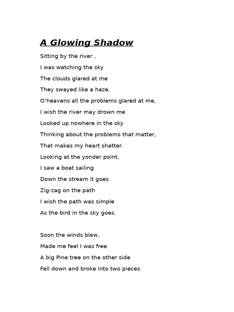 A Glowing Shadow | PDF