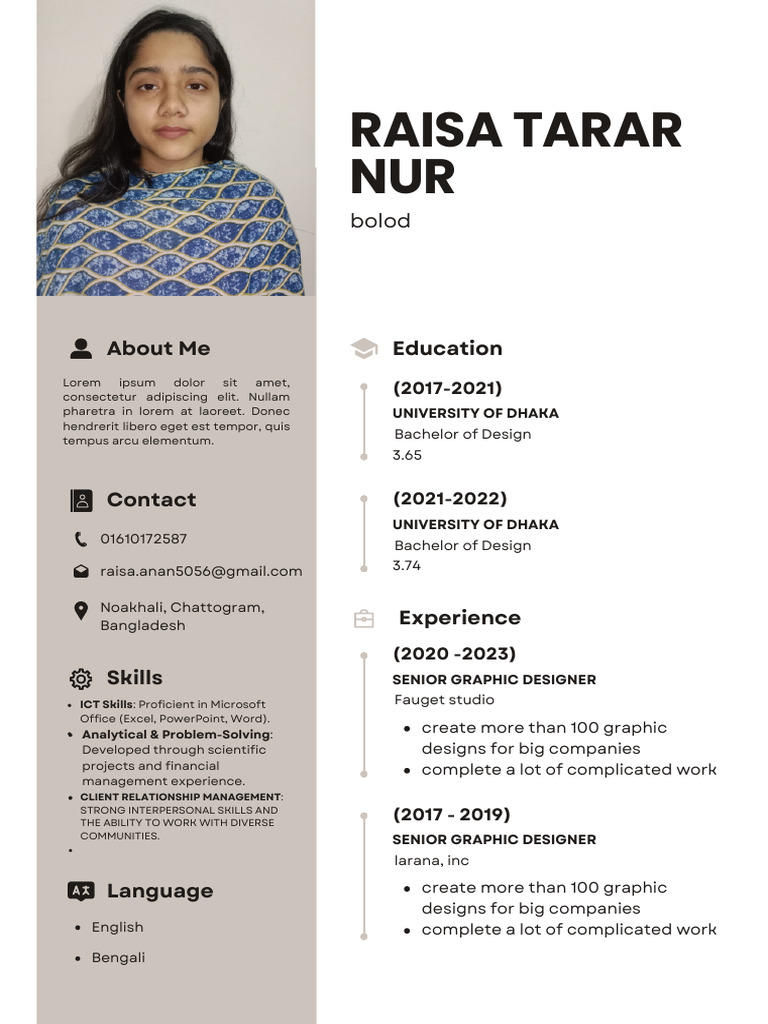 Senior Graphic Designer Resume | PDF