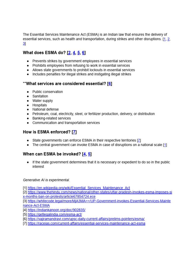 What is ESMA India | PDF