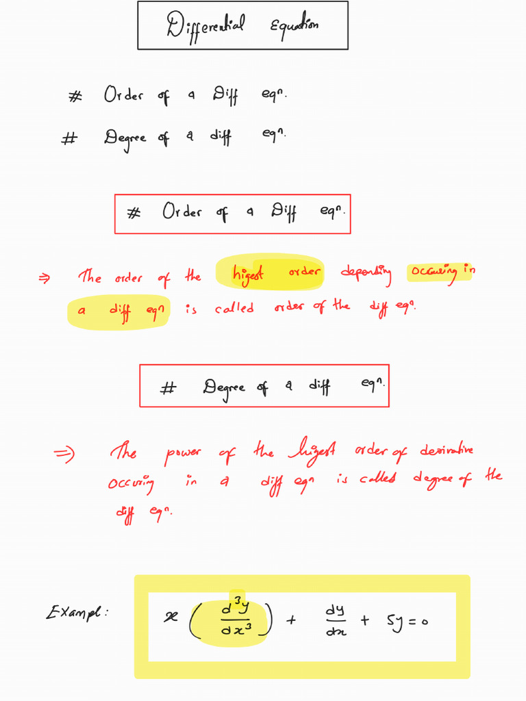 Diff Equation | PDF