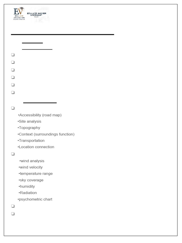 EV - (Working Drawing Workshop) 1 | PDF