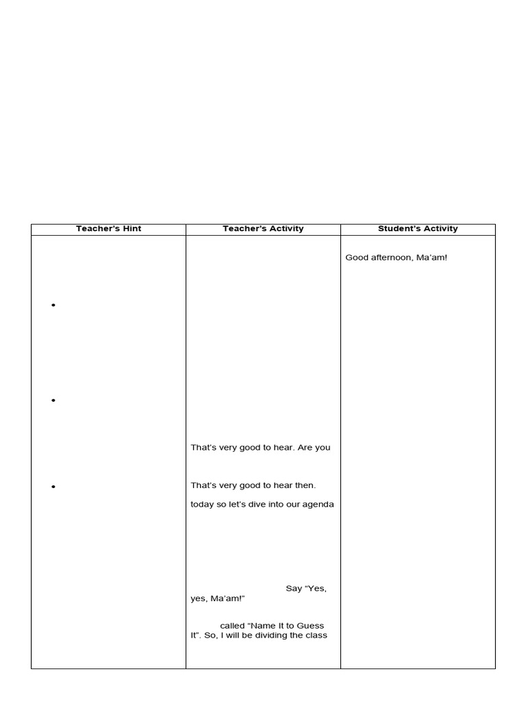 Detaiiled Lesson Plan in Beed 1 | PDF | Macromolecules | Carbohydrates