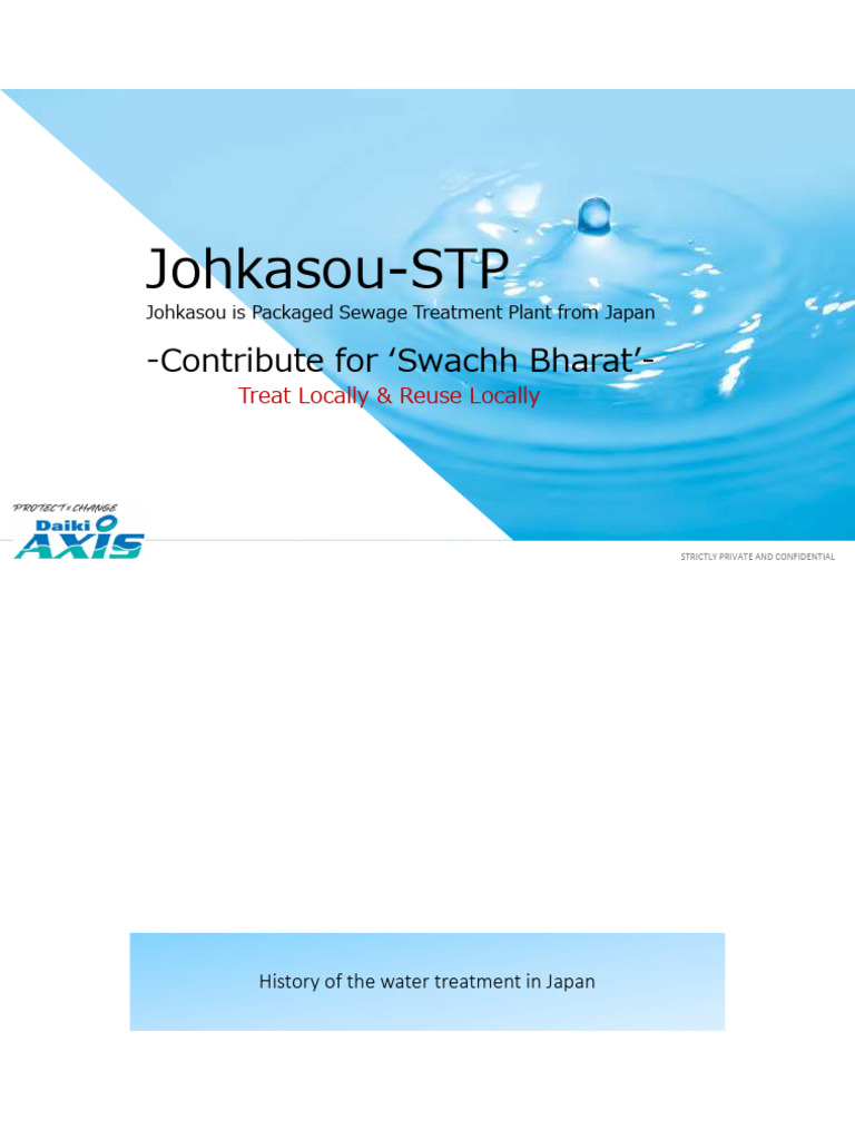 Daiki Johkasou PPT-1 | PDF | Sewage Treatment | Anaerobic Digestion