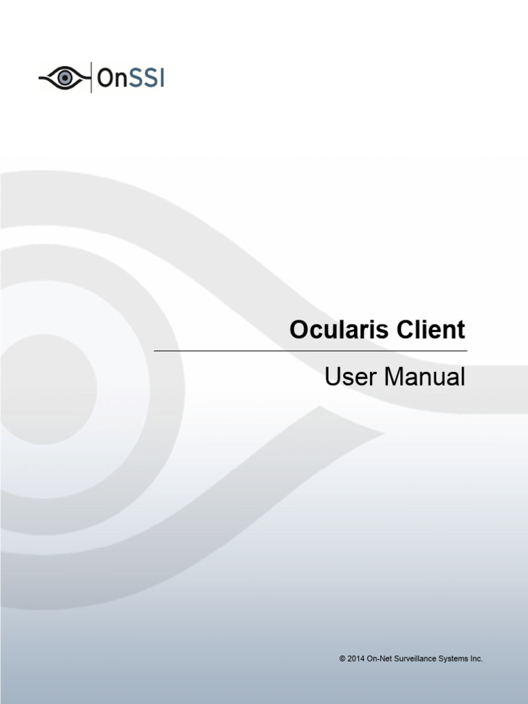 Ocularis_Client_Manual 124 | PDF | Microsoft Windows | Operating System