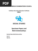 CSEC Social Studies Study Notes | PDF