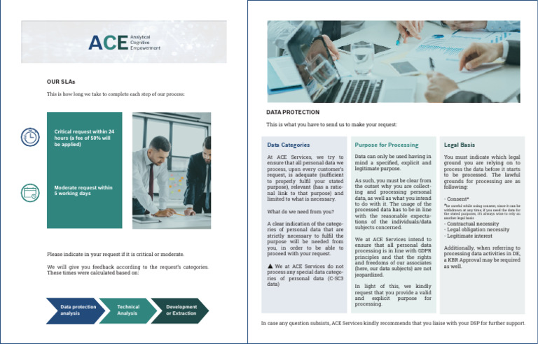 ACE Flyer | PDF | Data | Consent