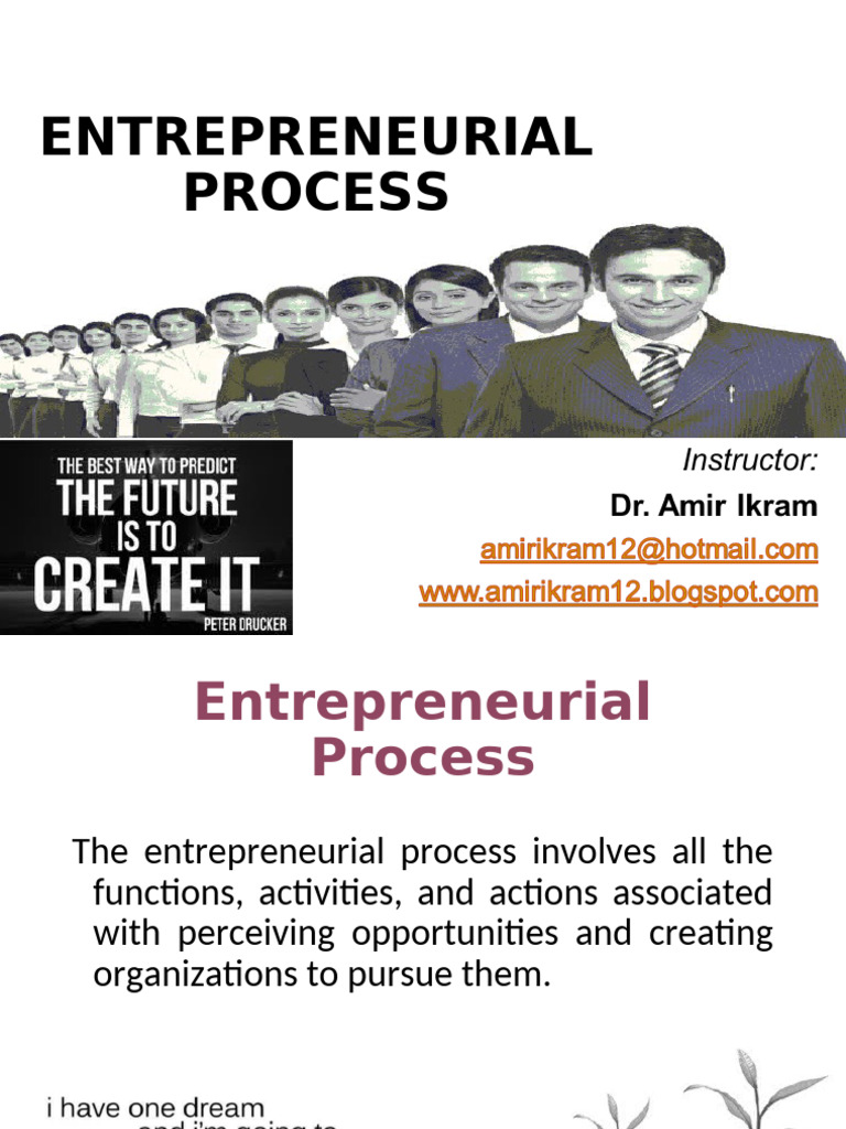 Entrepreneurial Process Guide | PDF | Entrepreneurship | Startup Company