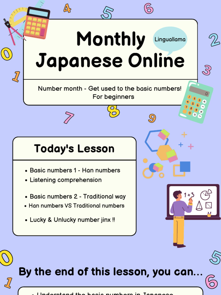 Japanese Class Online Numbers Beg | PDF | Language Families | Japanese ...
