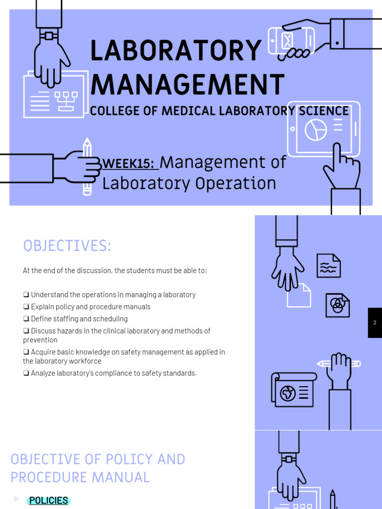 Lbm-Week15-Management of Laboratory Operation | PDF | Waste | Personal ...