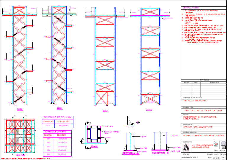 Structural Details of Watch Tower | PDF