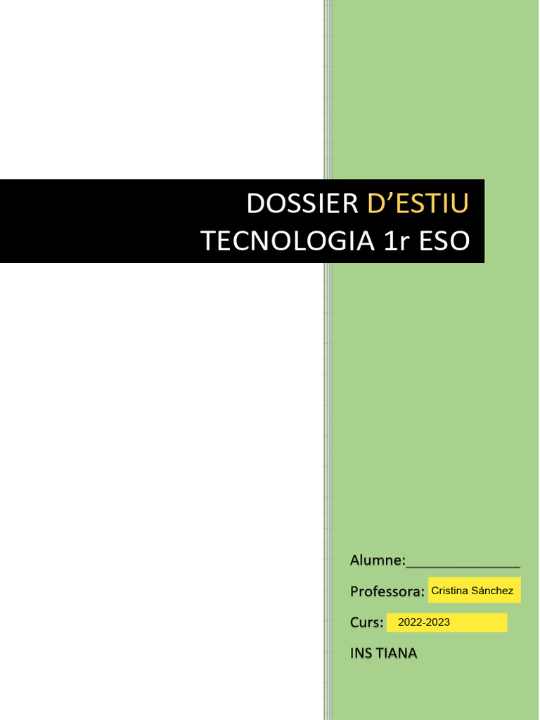 Dossier 1r TECNO 19 - 20-2 | PDF