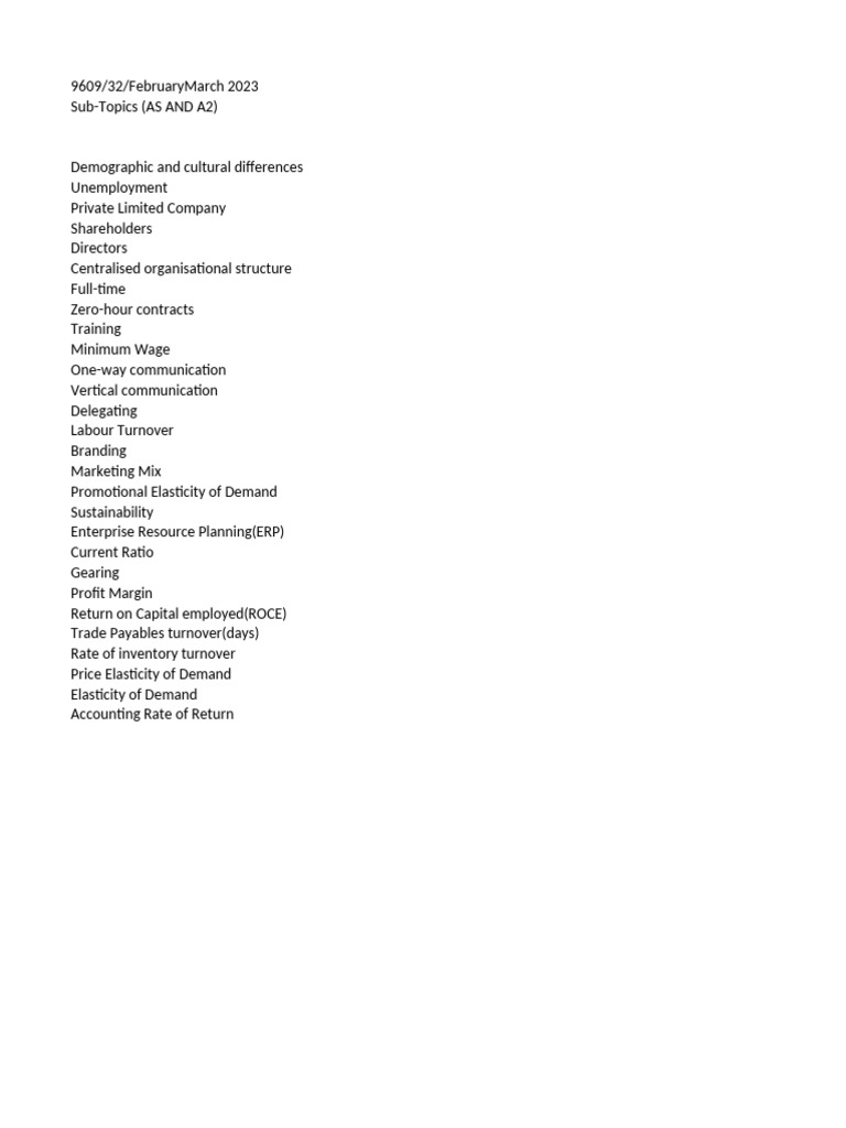 Past Paper Analysis | PDF