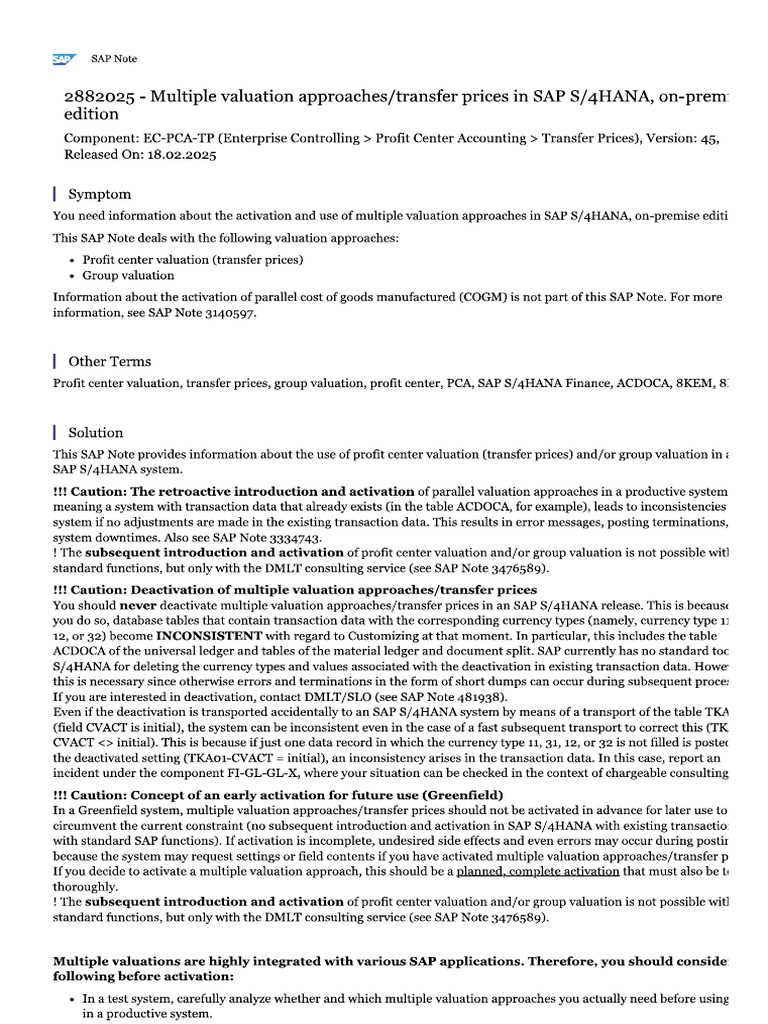 Multiple Valuation Approaches | PDF
