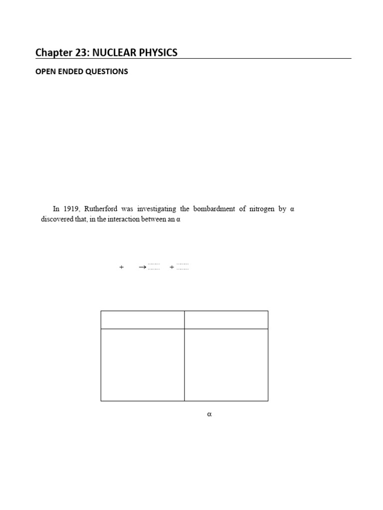 Nuclear Physics: Radioactive Decay and Reactions | PDF | Neutron ...