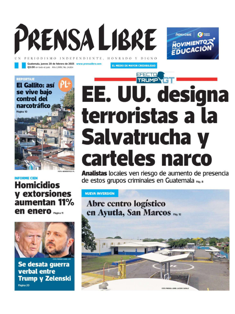 20-02-2025 Prensa Libre | PDF