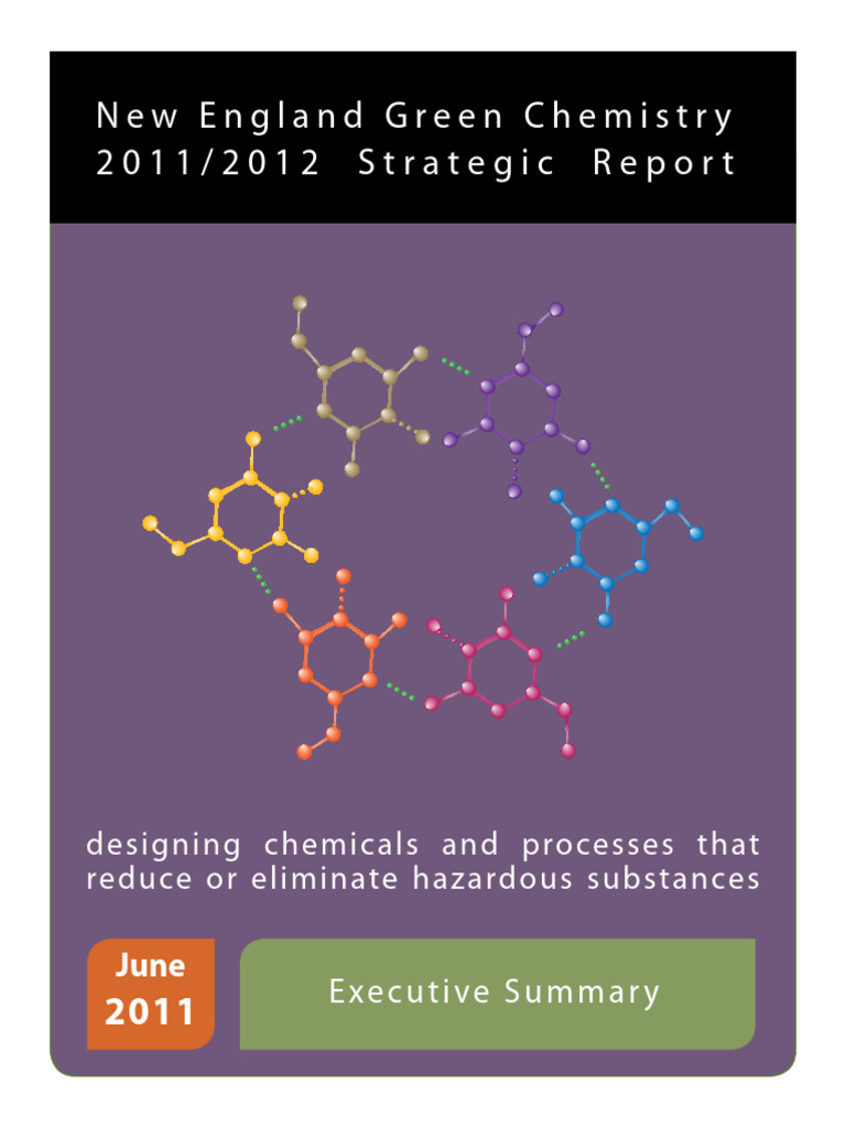 New England Green Chemistry Strategy Report | PDF | Green Chemistry ...