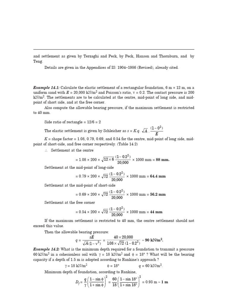 Mini - Depth of Foundation2 | PDF | Civil Engineering | Soil Science