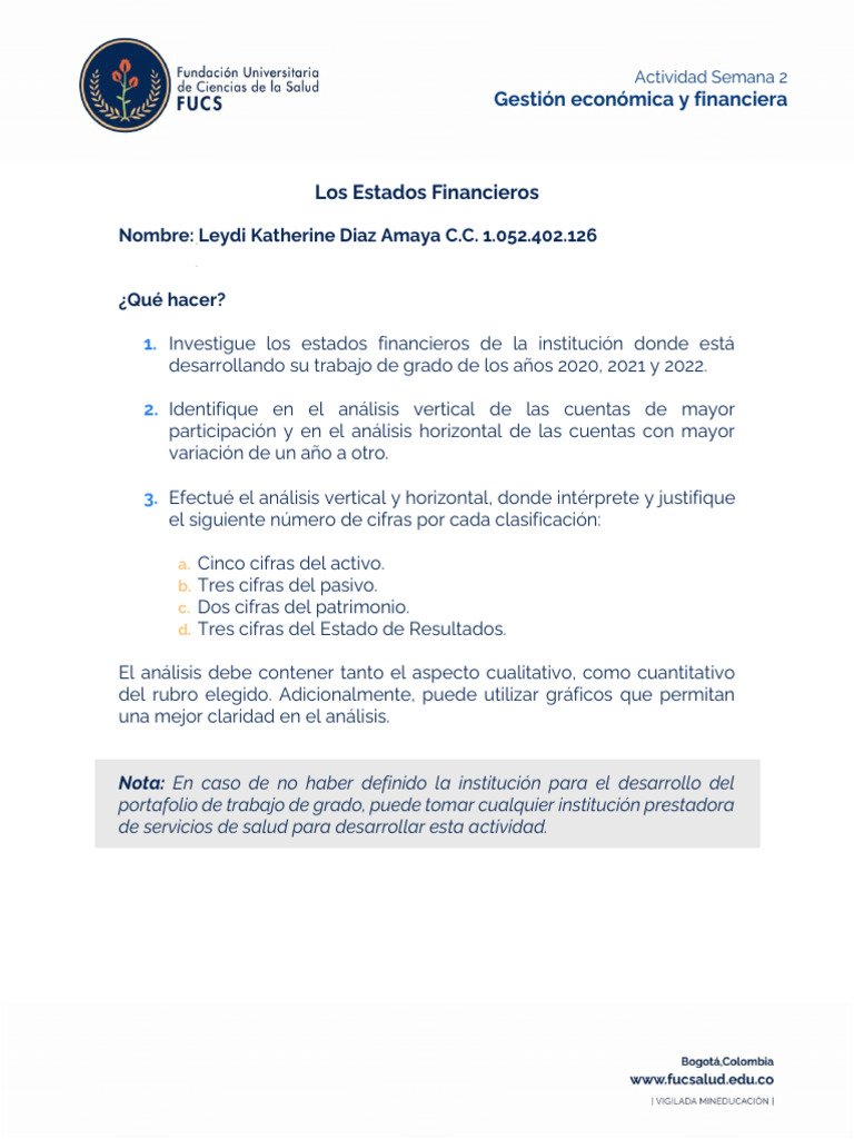 Actividad Semana 2 GEF OKKKK | PDF | Business | Economía Financiera