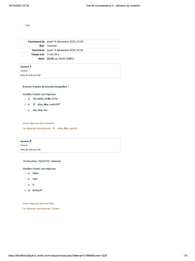 TC2 LangageC S2-1 | PDF