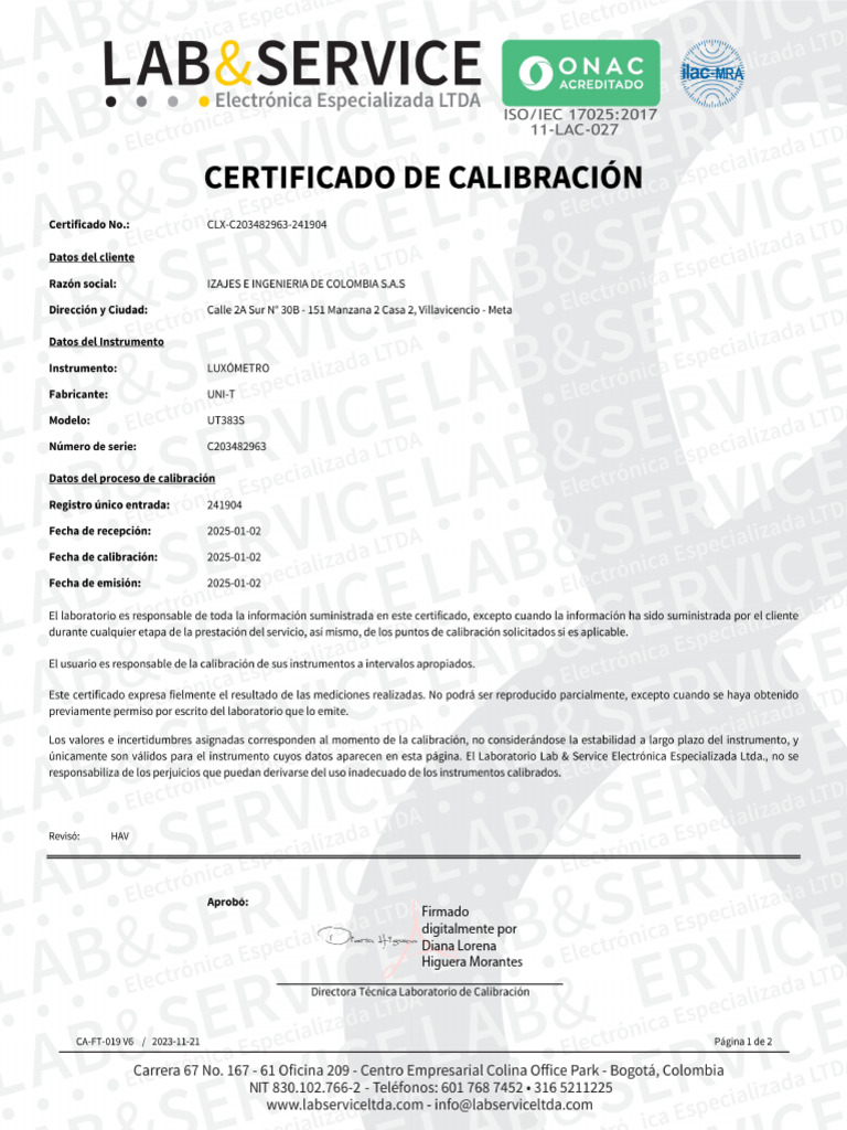LUX 006 Certificado No. CLX-C203482963-241904_ok | PDF