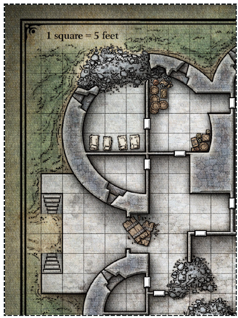 Cragmaw Castle (Player) - A3 | PDF
