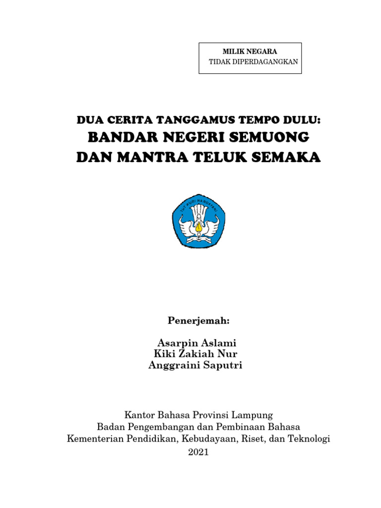 Sejarah Bandar Negeri Semuong dan Teluk Semaka | PDF