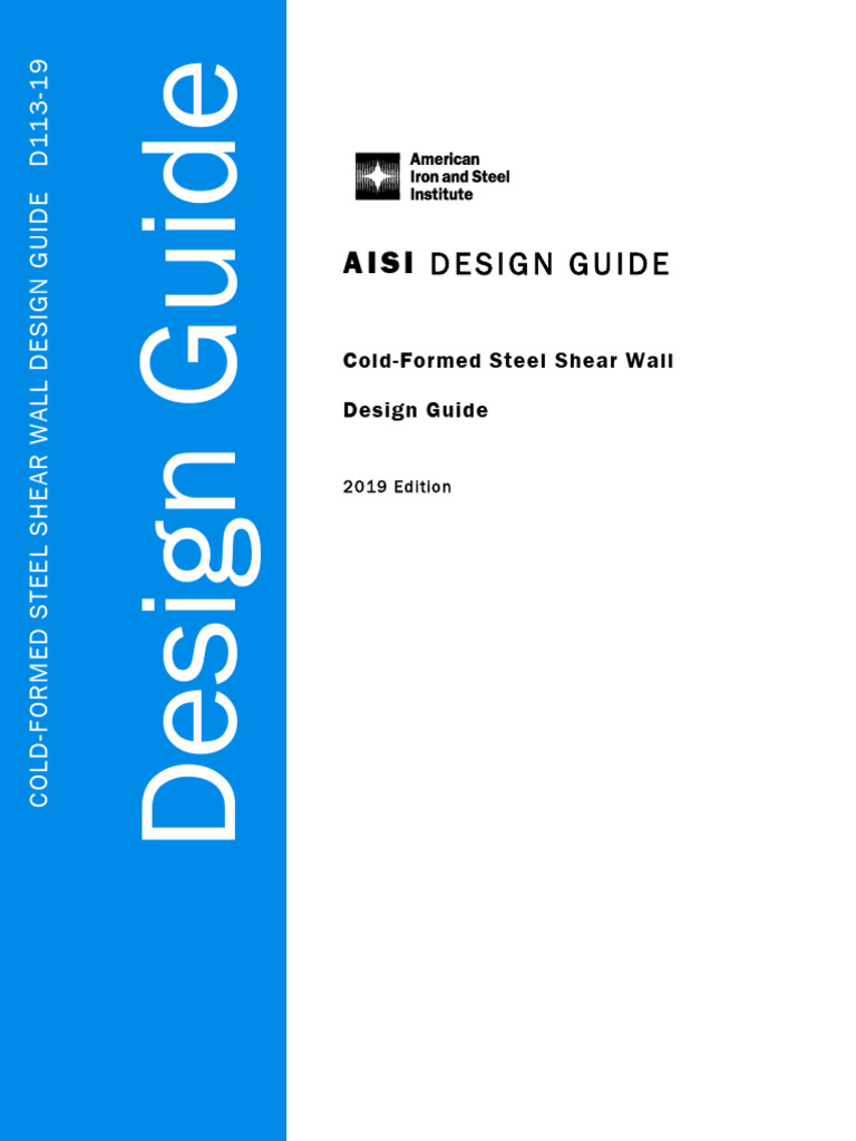 D113-19 Shearwall Design Guide Eversion S | PDF | Strength Of Materials | Truss