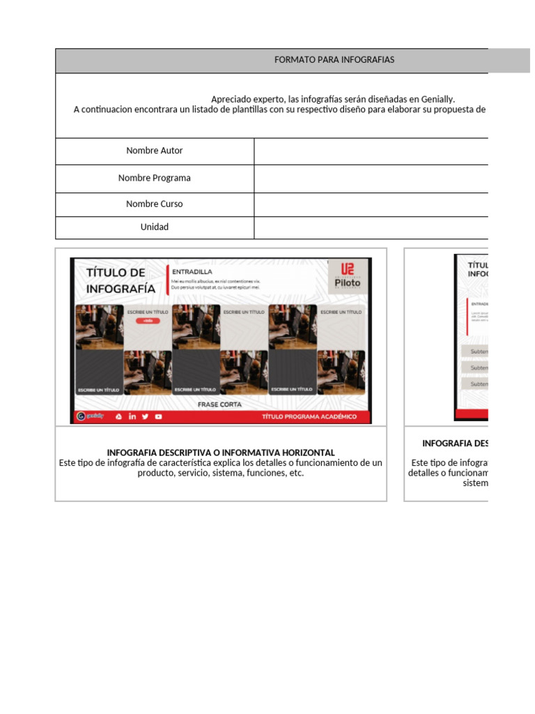 Anexo - Guion Infografias | PDF | Infografia | Informática