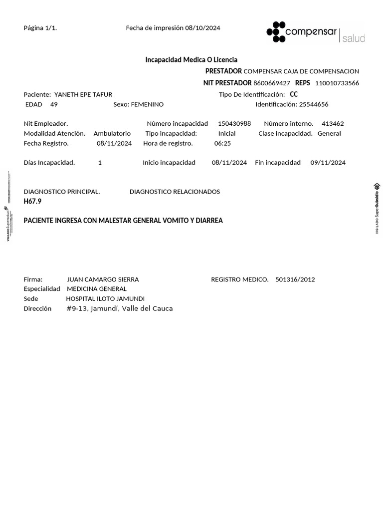 Compensar Jamundi | PDF