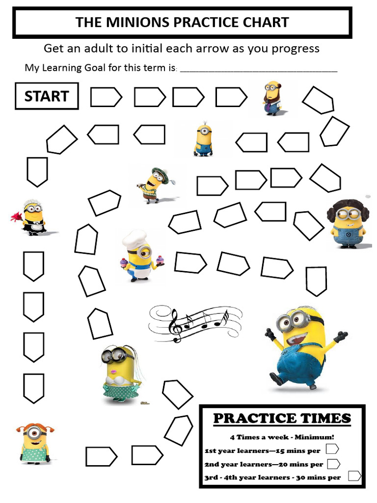 minions-practice-chart | PDF