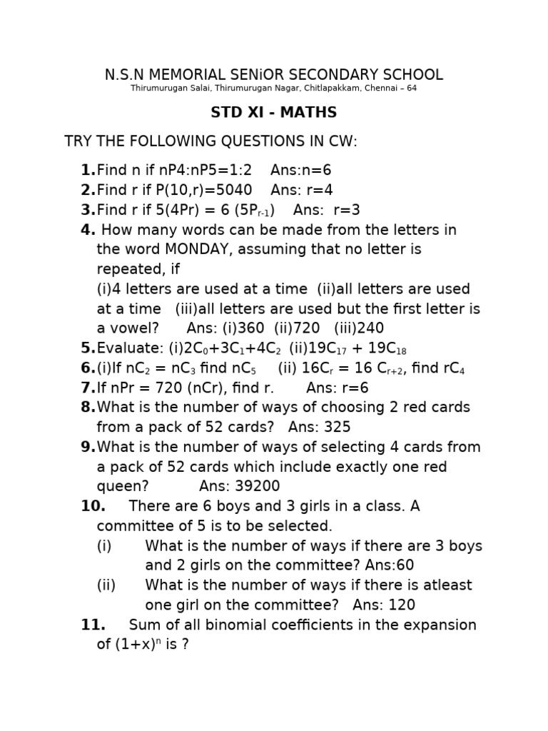 REV 2- QN BANK | PDF | Elementary Mathematics | Complex Analysis