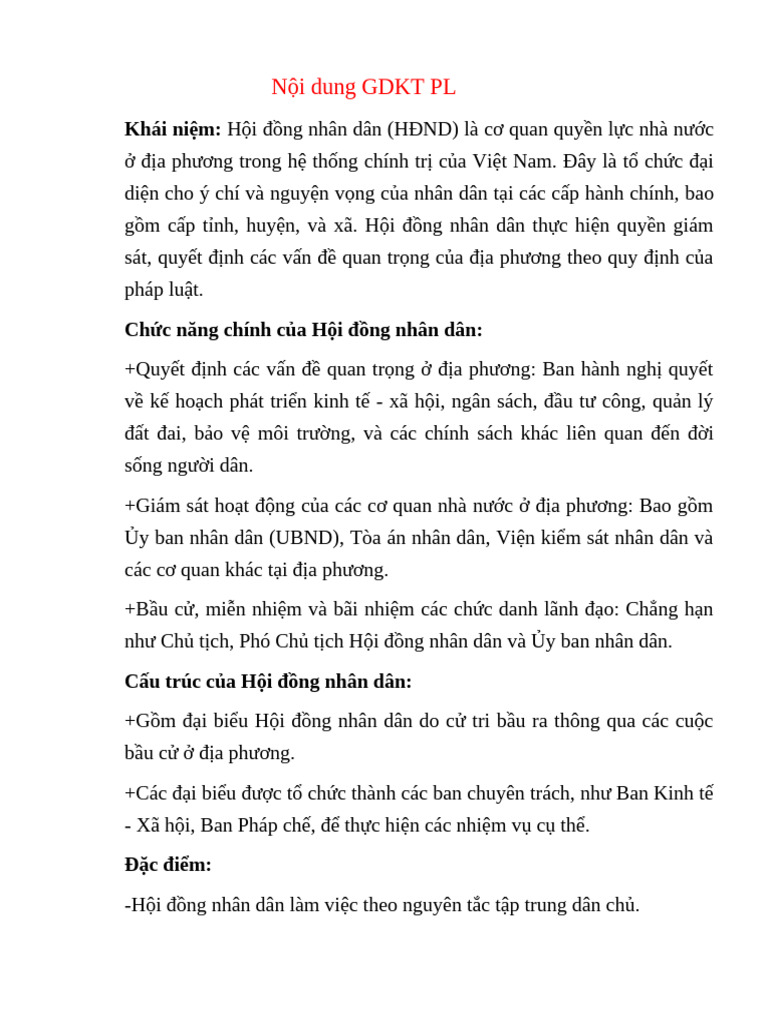 Nội dung GDKT PL | PDF