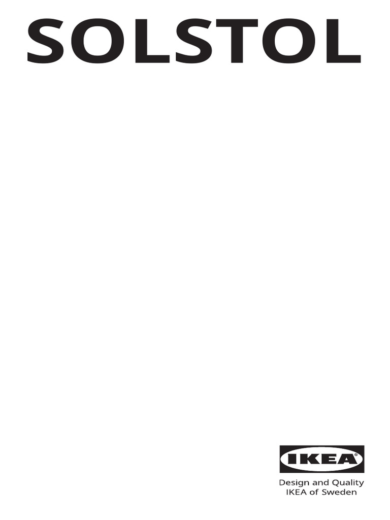 Cerradura Inteligente SOLSTOL de IKEA | PDF | Residuos | Materiales