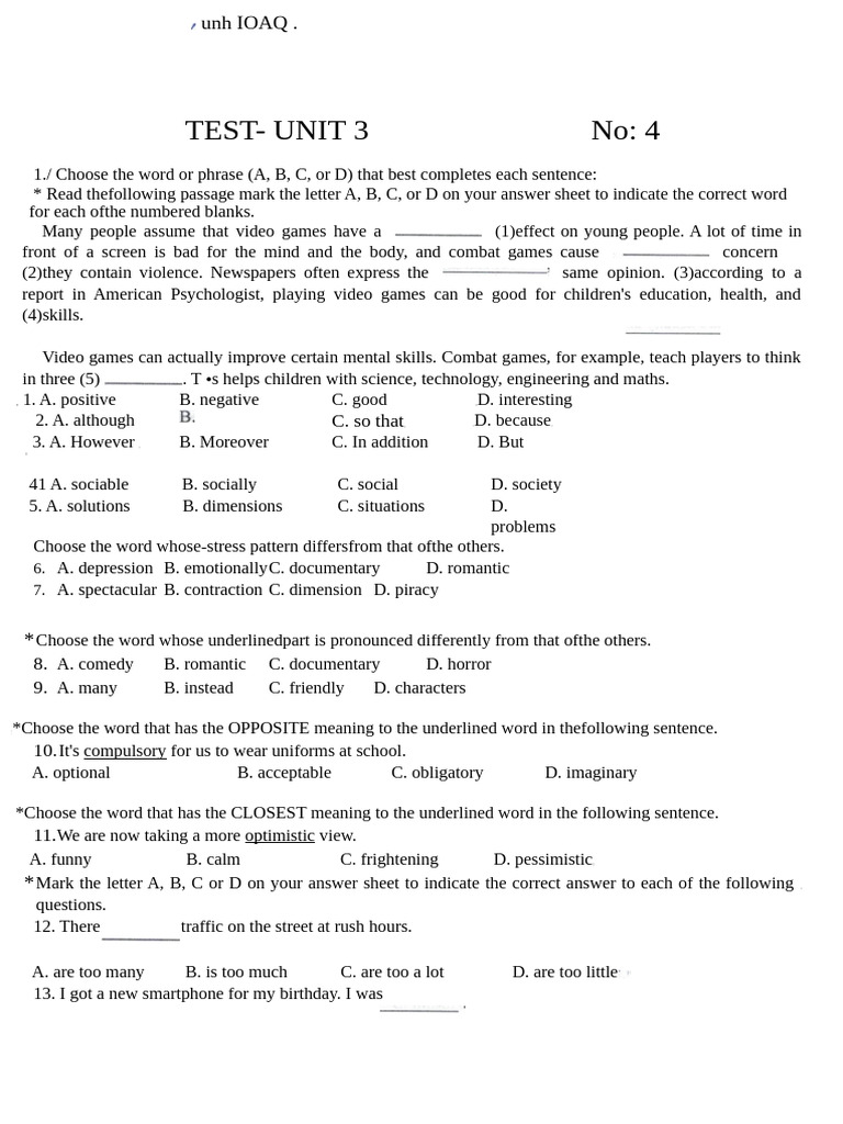 Global Friend Test NK | PDF