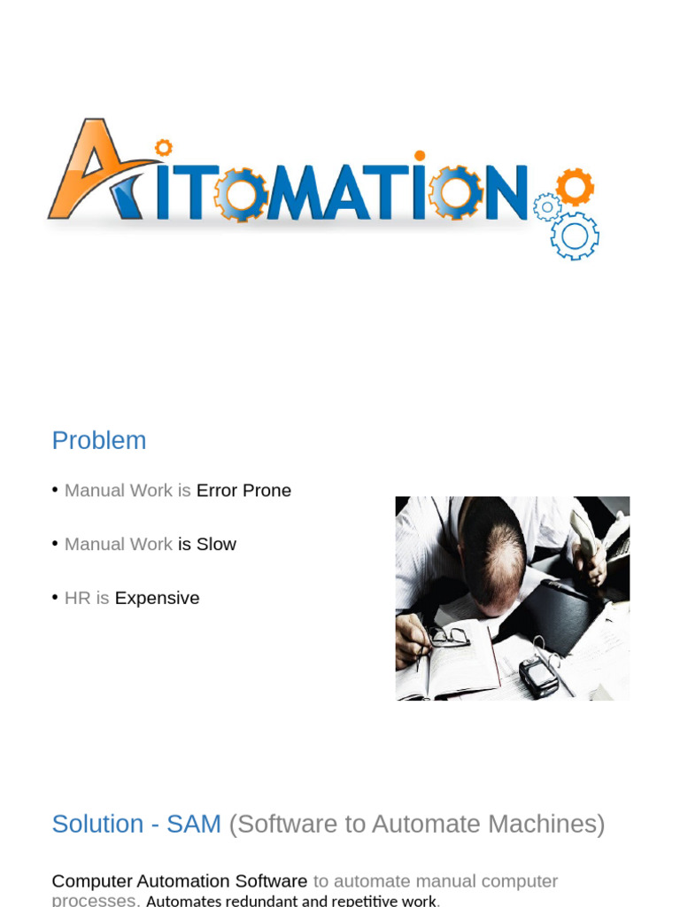 Aitomation - Investor Pitch | PDF