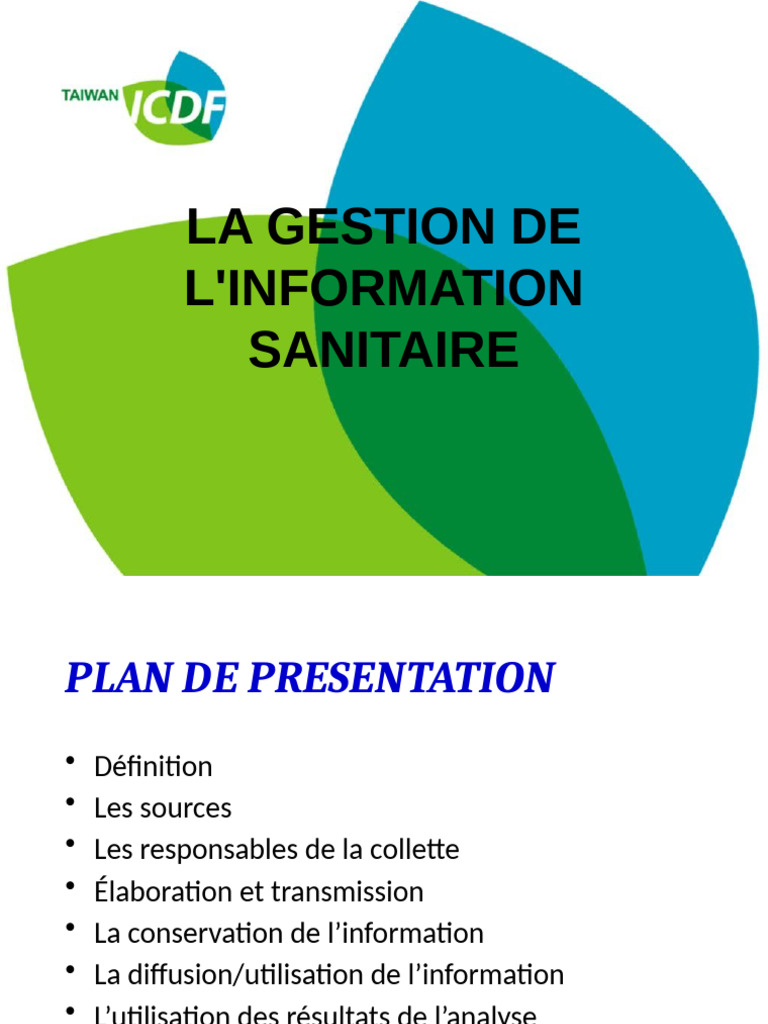 Gestion de l'Information Sanitaire | PDF | Informations | Santé publique