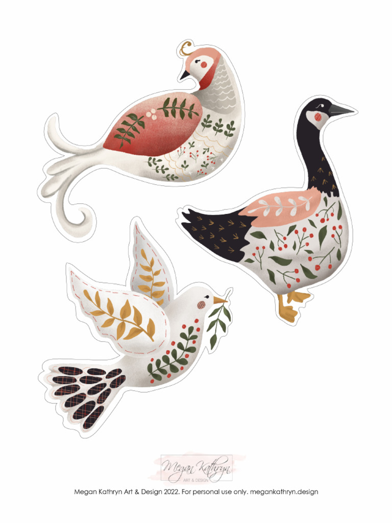 Bird Gift Tags | PDF