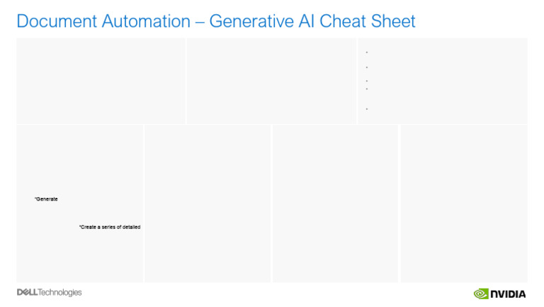 Genai Use Case Cheat Sheet Document Automation | PDF | Artificial Intelligence | Intelligence ...