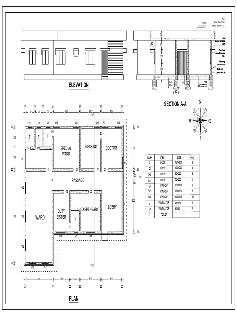 HOSPITAL-Model 4 | PDF | Civil Engineering | Building
