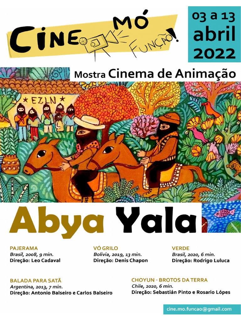 Catálogo - Mostra Cinema de Animação Abya Yala - Cine MÓ FUNÇÃO! | PDF