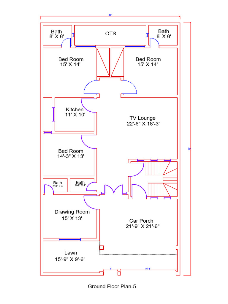 Ground Floor Plan-5 | PDF