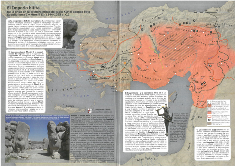 DF48-Mapa-El imperio hitita-Crisis y auge | PDF