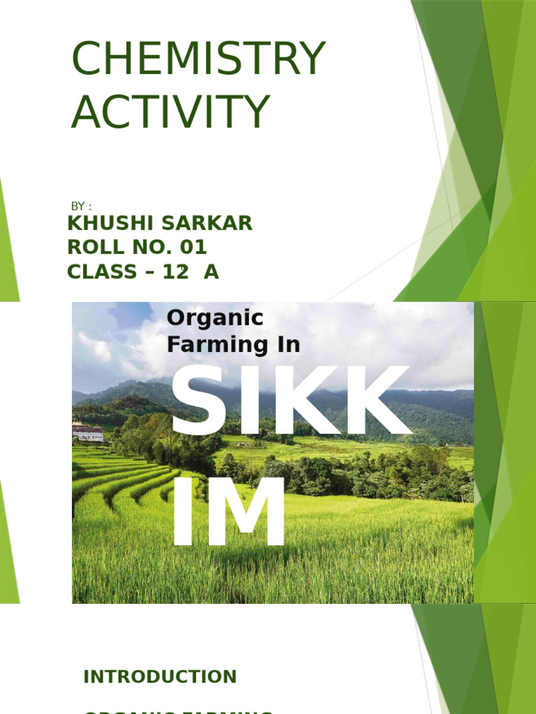 Sikkim Presentation | PDF | Organic Farming | Agriculture