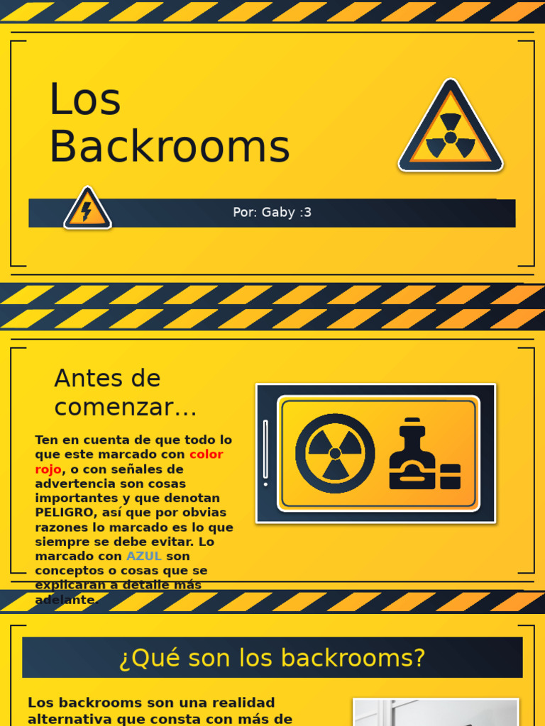 Explorando los Backrooms: Peligros y Teorías | PDF